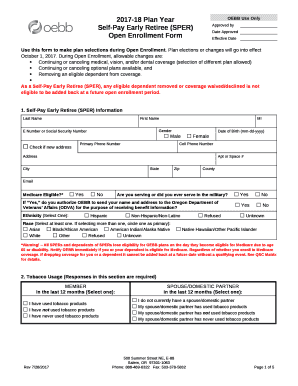 Use this to make plan selections during Open Enrollment Doc Template ...