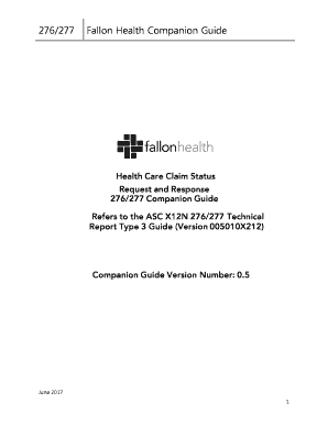 Fillable Online Fallon Health Companion Guide Fax Email Print - pdfFiller