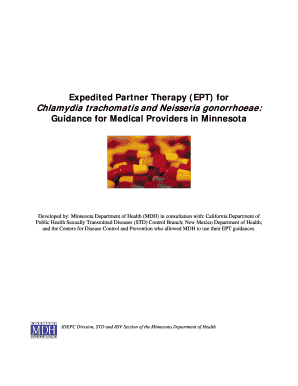 Fillable Online Expedited Partner Therapy (EPT) for Fax Email Print ...