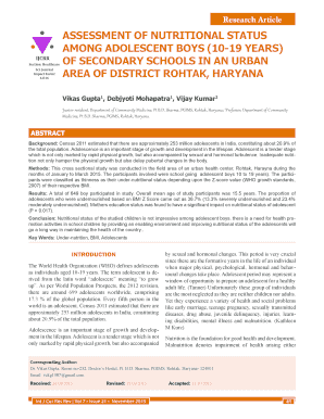Fillable Online ASSESSMENT OF NUTRITIONAL STATUS Fax Email Print ...