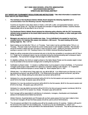 Fillable Online these rules for your District Meets Fax Email Print ...
