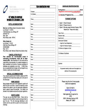 Fillable Online TELCO REGISTRATION FORM Fax Email Print - pdfFiller