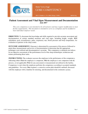 Fillable Online Patient Assessment and Vital Signs Measurement and ...