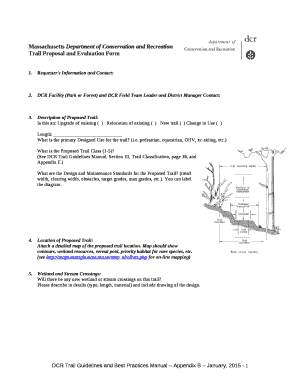 Trail Proposal and Evaluation Doc Template | pdfFiller