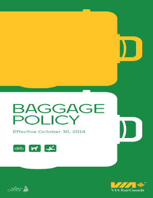 Fillable Online CARRY-ON BAGGAGE ALLOWANCE (by fare) Fax Email Print ...