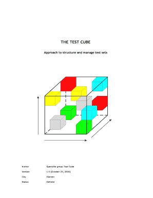 Fillable Online THE TEST CUBE Fax Email Print - pdfFiller