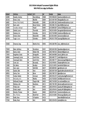Fillable Online With PAVO Line Judge Certification Fax Email Print ...