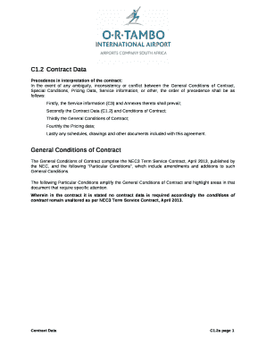 2Contract Data Doc Template | pdfFiller