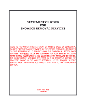 SNOW/ICE REMOVAL SERVICES template Doc Template | pdfFiller