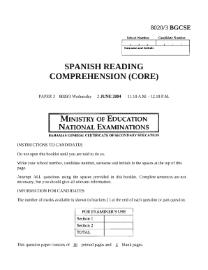 bgcse past papers botswana Doc Template | pdfFiller