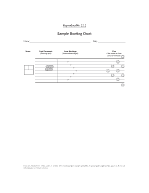 Fillable Online Sample Bowling Chart Fax Email Print - pdfFiller