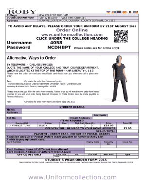 COURSE/DEPARTMENT Doc Template | pdfFiller