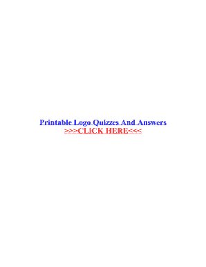 Fillable Online Printable Logo Quizzes And Answers Fax Email Print ...