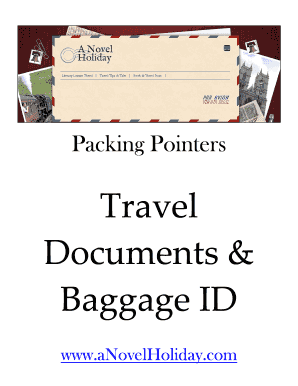 Fillable Online Packing Pointers Fax Email Print - pdfFiller