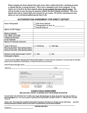 Fillable Online Please complete the direct deposit form and return with ...