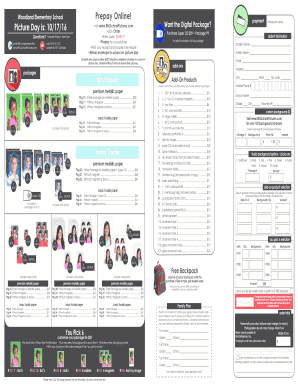 Fillable Online Picture Day is: 10/17/16 Fax Email Print - pdfFiller