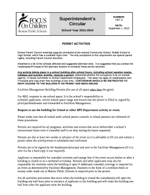 PERMIT ACTIVITIES Doc Template | pdfFiller