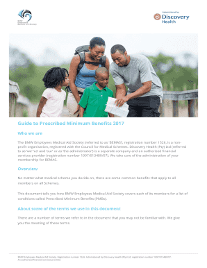 Fillable Online Chronic Illness Benefit application form 2017 - BMW ...