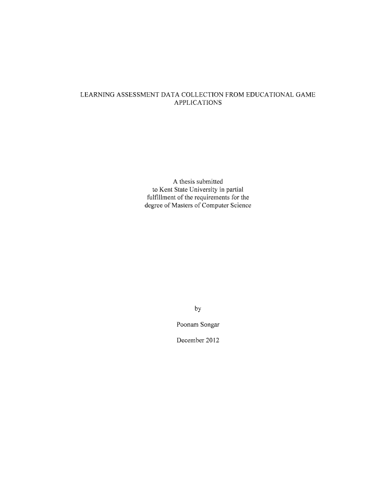 Fillable Online LEARNING ASSESSMENT DATA COLLECTION FROM EDUCATIONAL ...