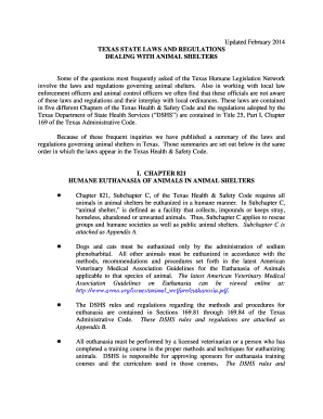 Fillable Online TEXAS STATE LAWS AND REGULATIONS Fax Email Print ...