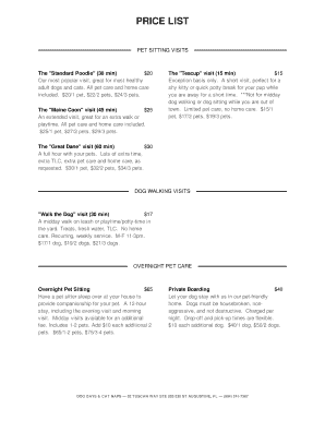 Fillable Online Cat Information Sheet Fax Email Print - pdfFiller