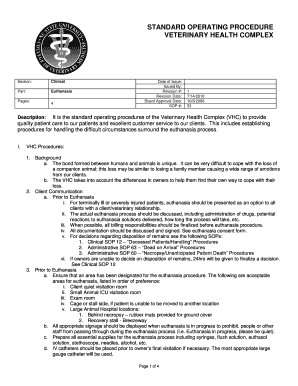 Fillable Online It is the standard operating procedures of the ...