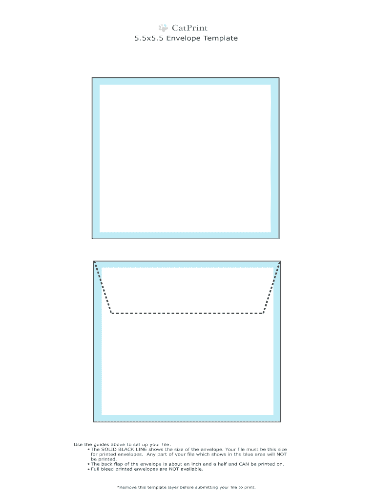 Fillable Online 5 Envelope Template Fax Email Print - pdfFiller