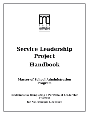 Service Leadership Project Doc Template | pdfFiller