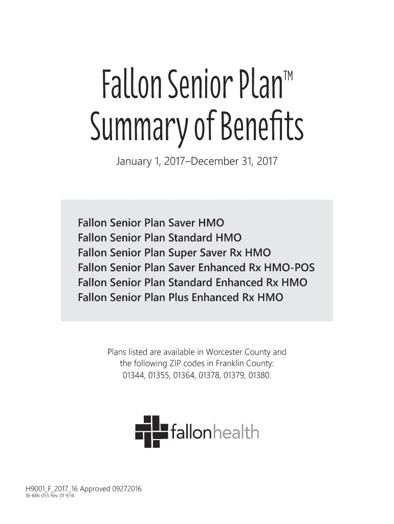 Fillable Online Fallon Senior Plan Saver HMO Fax Email Print - pdfFiller