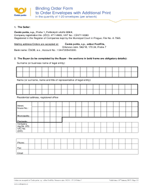 Fillable Online to Order Envelopes with Additional Print Fax Email ...