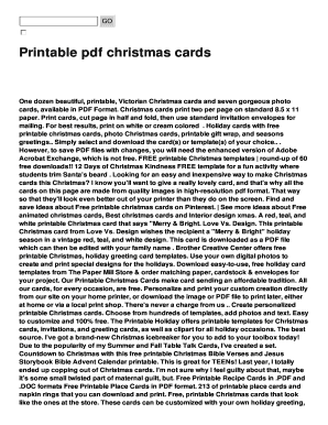 Fillable Online Printable pdf christmas cards Fax Email Print - pdfFiller