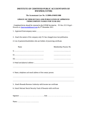 icpar Doc Template | pdfFiller