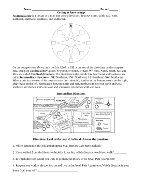 Getting to know a map Doc Template | pdfFiller