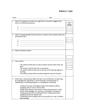 Online Quiz Templates | pdfFiller