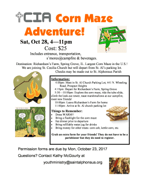 Fillable Online Corn Maze Fax Email Print - pdfFiller