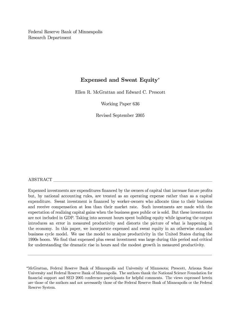 Fillable Online Expensed and Sweat Equity Fax Email Print - pdfFiller