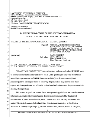 MOLLY ONEAL, California State Bar No Doc Template | pdfFiller