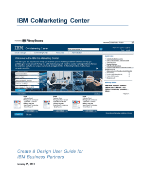 Fillable Online IBM CoMarketing Center Fax Email Print - pdfFiller