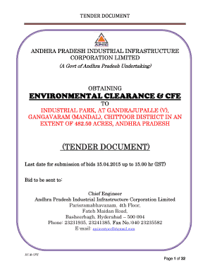 Fillable Online ENVIRONMENTAL CLEARANCE & CFE Fax Email Print - pdfFiller