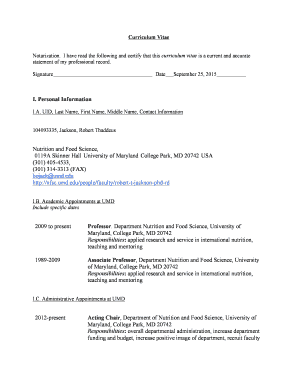 Fillable Online statement of my professional record Fax Email Print ...