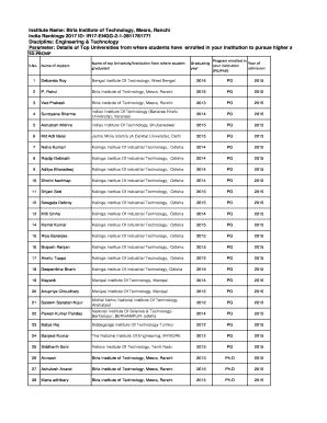 Discipline Of Engineering Examples - Fill Online, Printable, Fillable ...