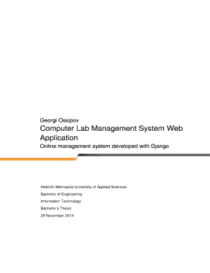 Fillable Online Computer Lab Management System Web Fax Email Print ...