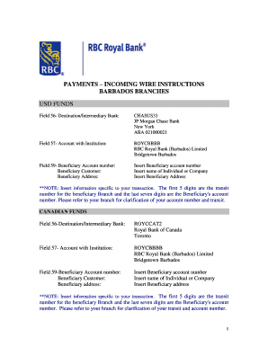 Fillable Online PAYMENTS INCOMING WIRE INSTRUCTIONS Fax Email Print ...