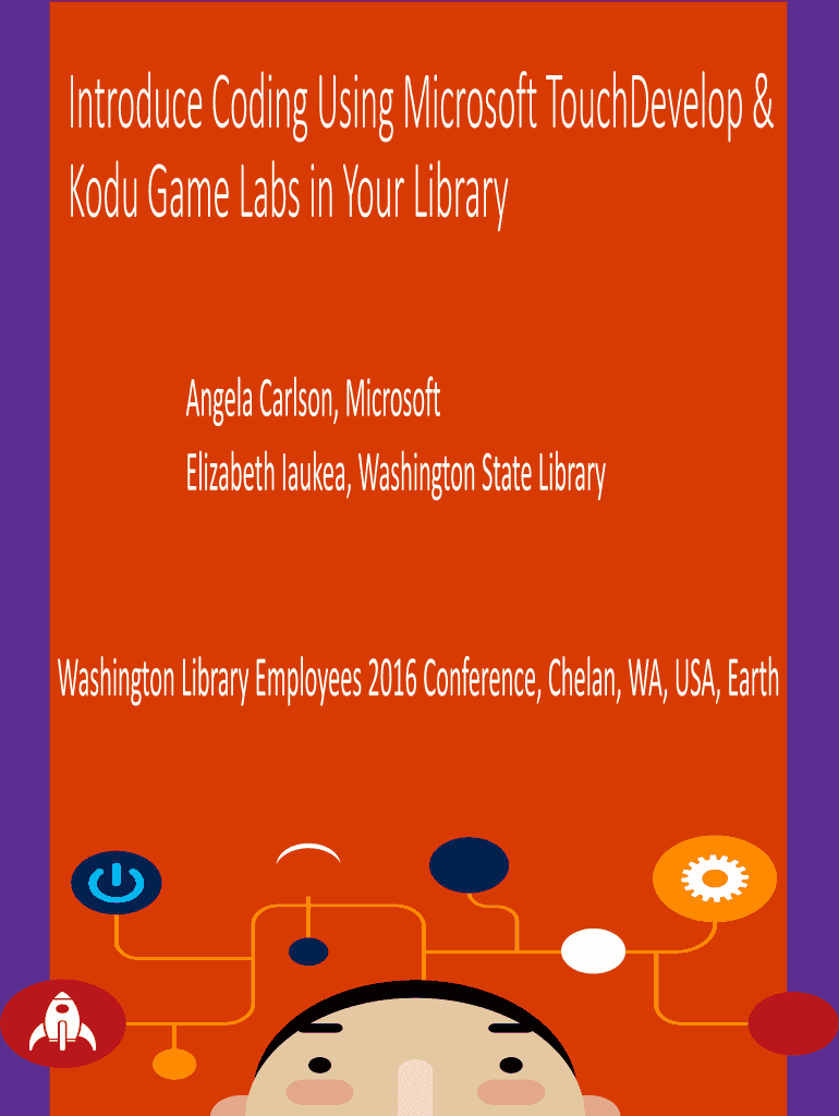 Fillable Online Introduce Coding Using Microsoft TouchDevelop & Fax Email Print - pdfFiller