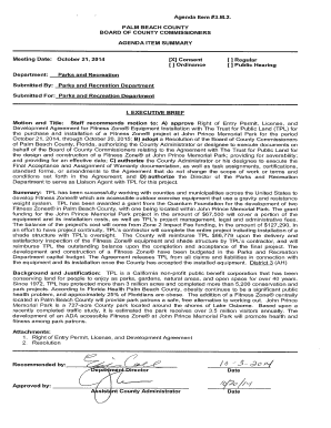 Fillable Online RIGHT OF ENTRY PERMIT, LICENSE, AND DEVELOPMENT ...