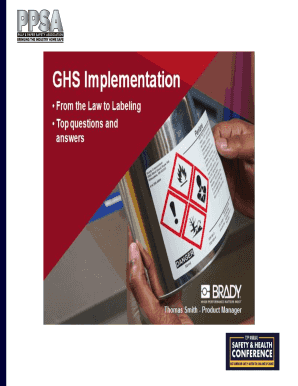 Fillable Online GHS Implementation Fax Email Print - pdfFiller