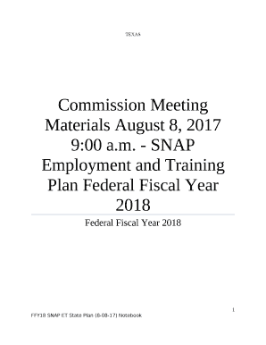 - SNAP Employment and Training Plan Federal Fiscal Year 2018 Doc ...
