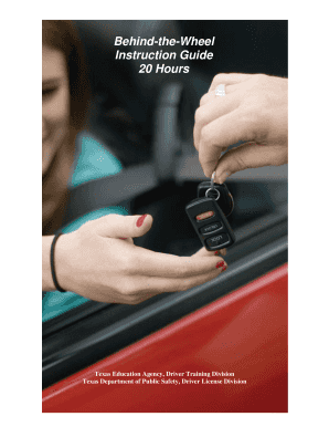 Fillable Online 20 HOUR BEHIND THE WHEEL PRACTICE LOG Fax Email Print ...