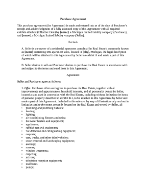 This purchase agreement (the Agreement) is made and entered into as of ...