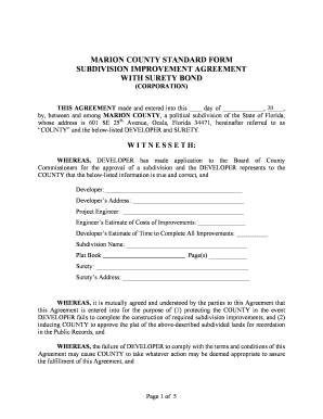 Fillable Online WITH SURETY BOND Fax Email Print - pdfFiller